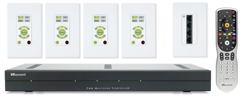 Russound - CA4-KT1 Multi-room Controller System Kit with CA4-KP